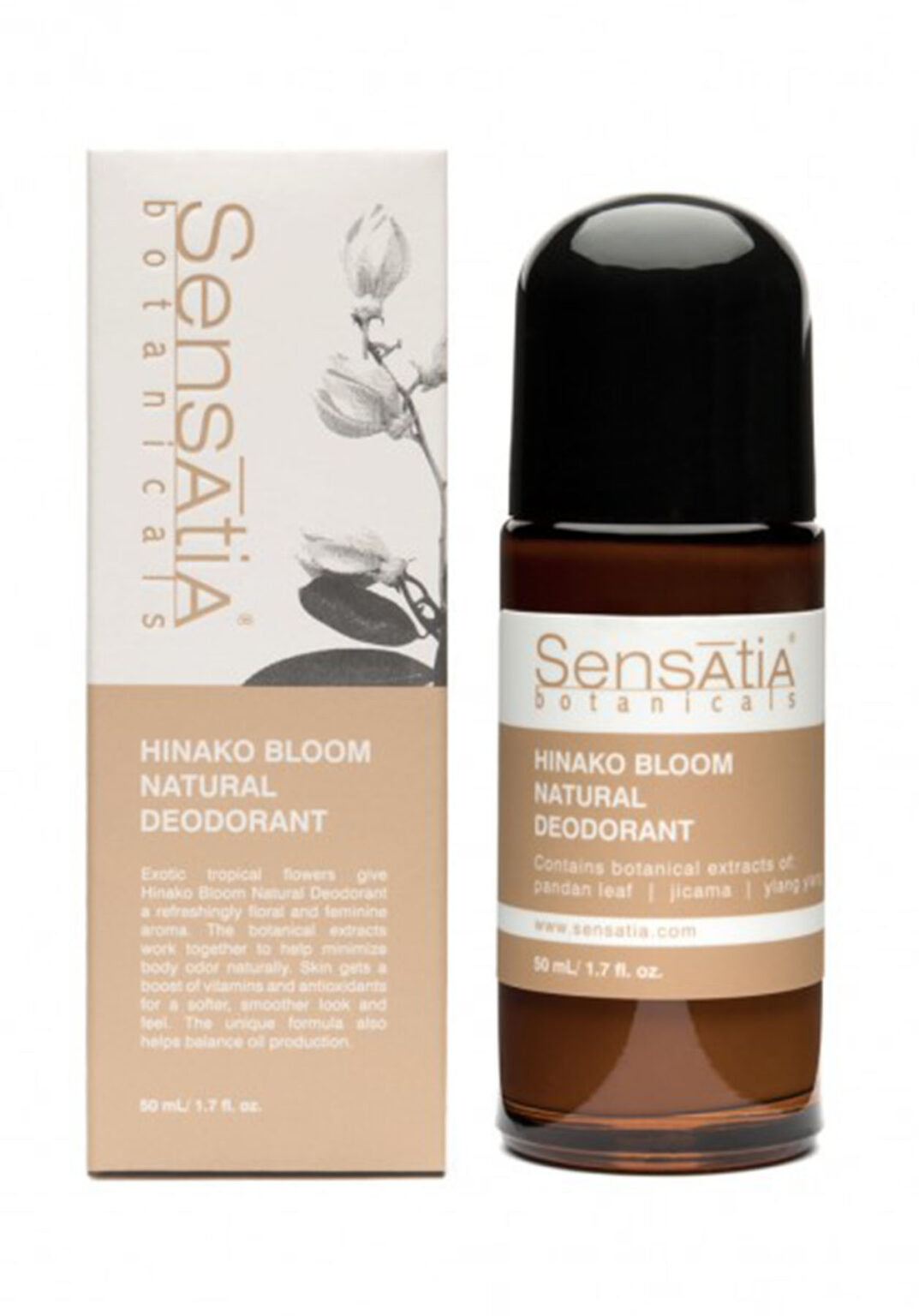 Sensatia Botanicals Natural Deodorant Hinako Bloom